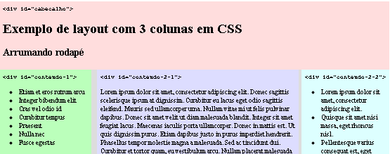 Layout Css 3 Colunas Kadunew